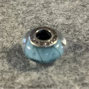Pandora | Jewelry | Pandora Blue Looking Glass Triangle Murano Glass ...